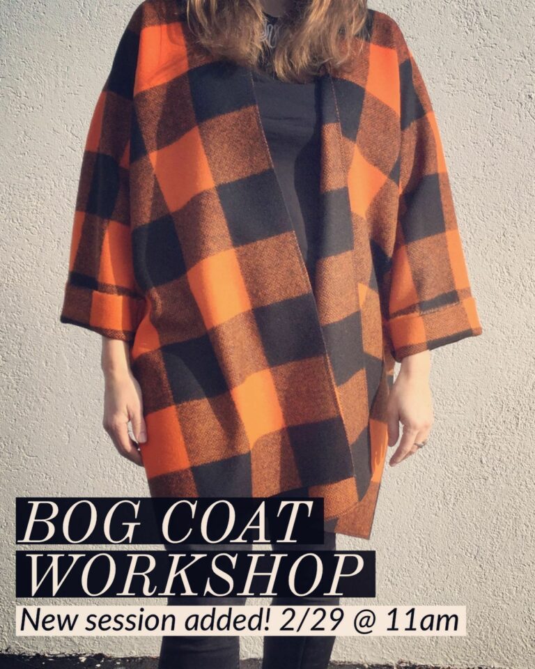 Fall sewing project: The zero waste Bog Coat - Sew Paradise